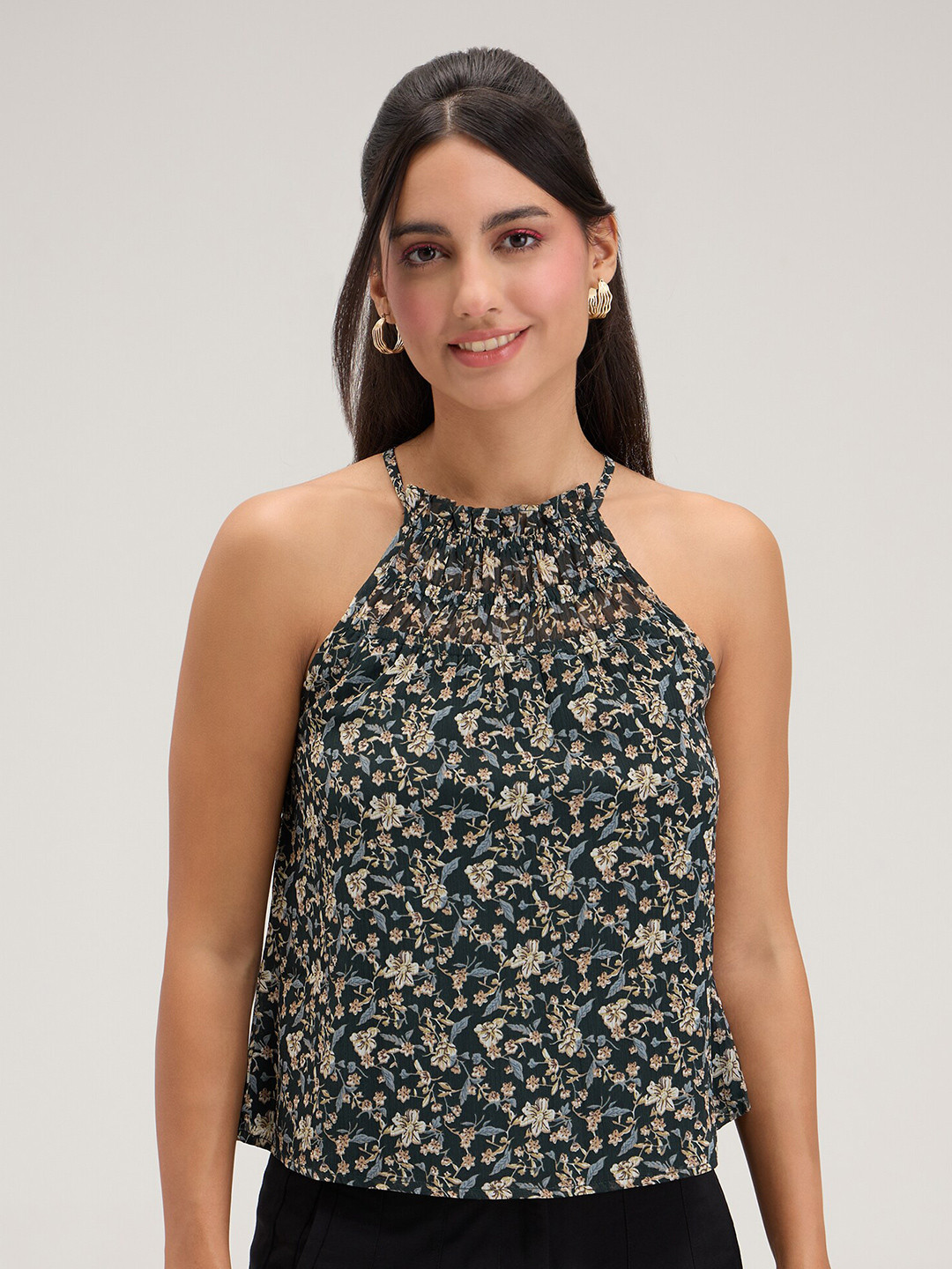 Buy 20Dresses Floral Printed Halter Neck Top - Tops for Women 24329244 ...