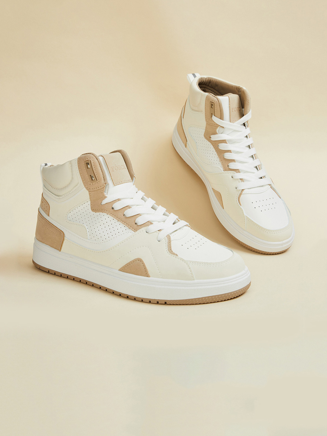 Buy Forca By Lifestyle Men Mid Top Perforations Comfort Insole Basics ...