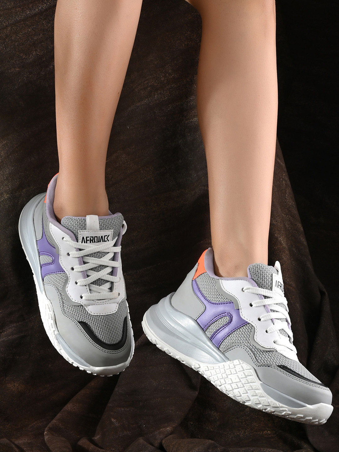 Buy AfroJack Women Textured Lace Up Sneakers - Casual Shoes for Women ...