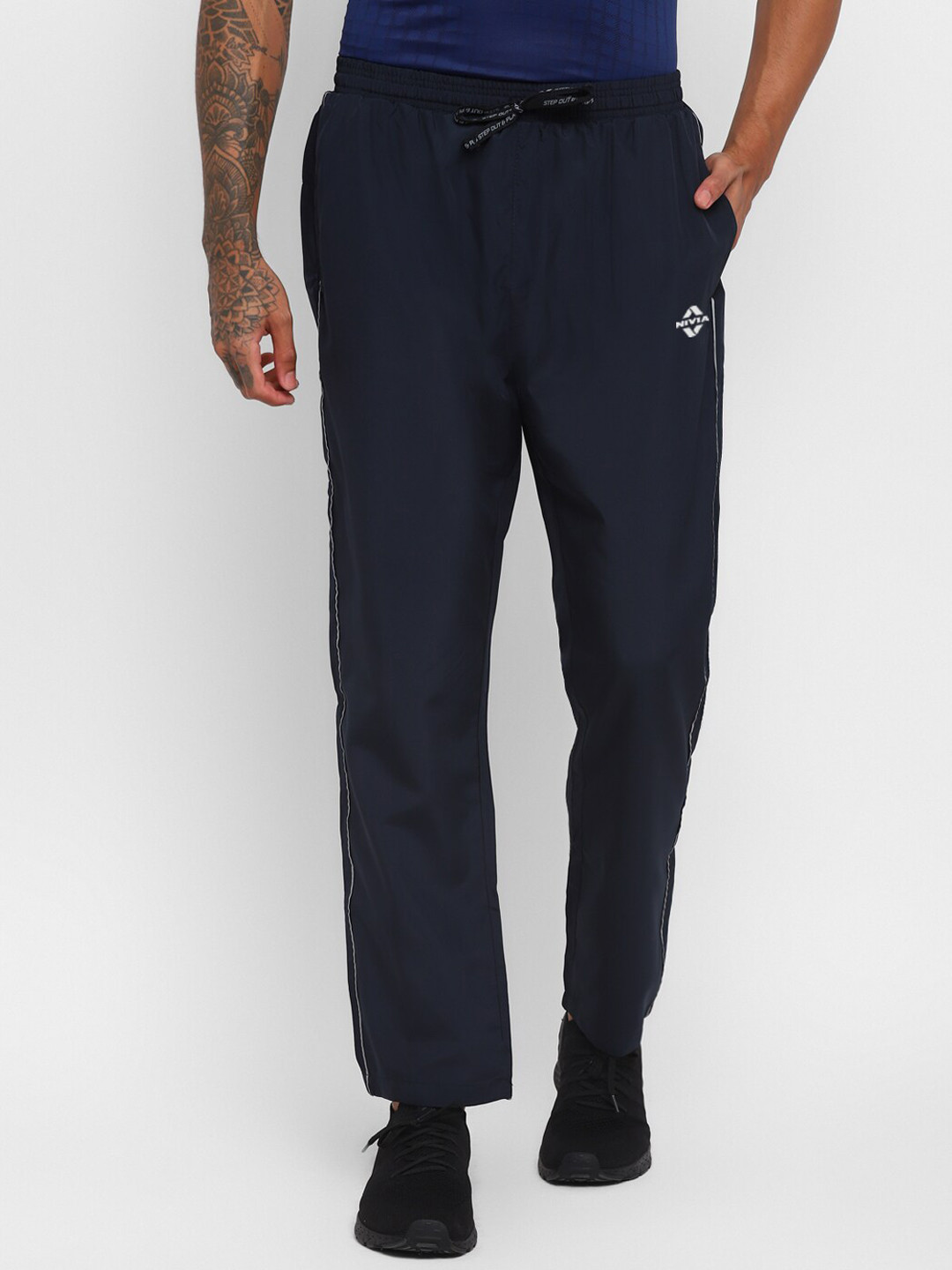 Buy NIVIA Men Regular Fit Mid Rise Comfortable Track Pants - Track ...