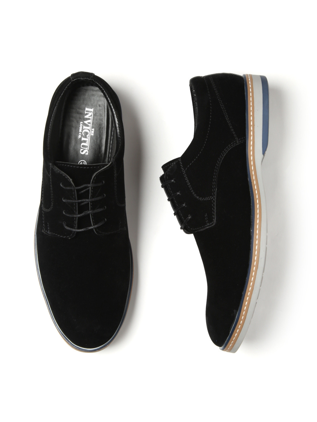Buy INVICTUS Men Black Semiformal Derbys - Formal Shoes for Men 2434081 ...