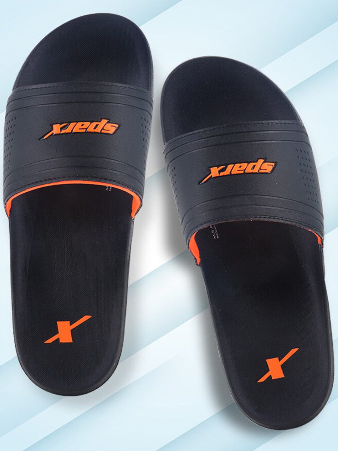 Buy Sparx Men Brand Logo Printed Sliders - Flip Flops for Men 24347590 ...