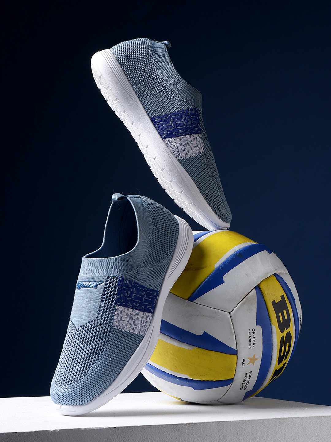 Buy Sparx Women Textured Mesh Comfort Insole Basics Slip On Shoes ...