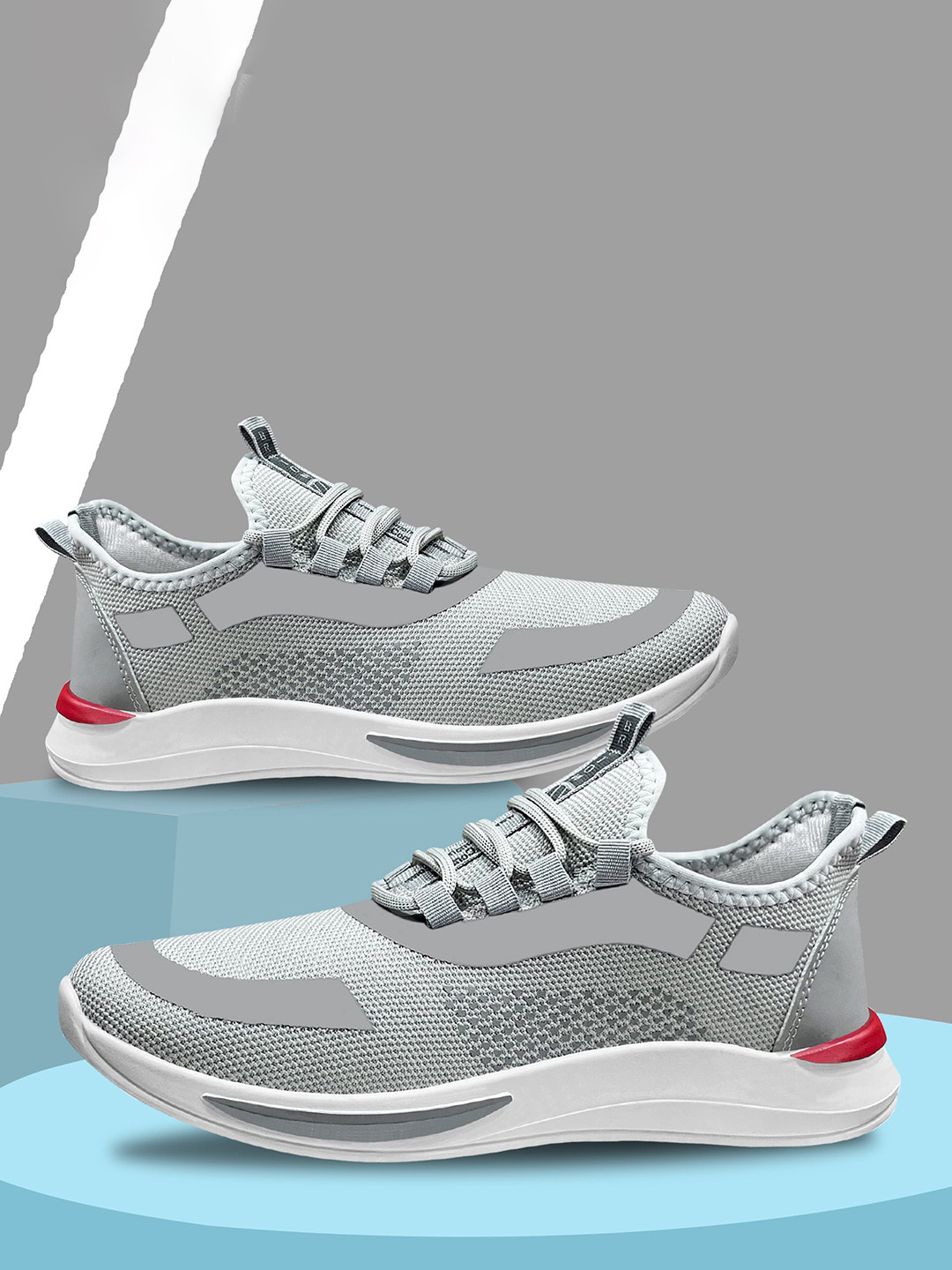 Buy Bruton Men Textured Lightweight Comfort Insole Contrast Sole ...