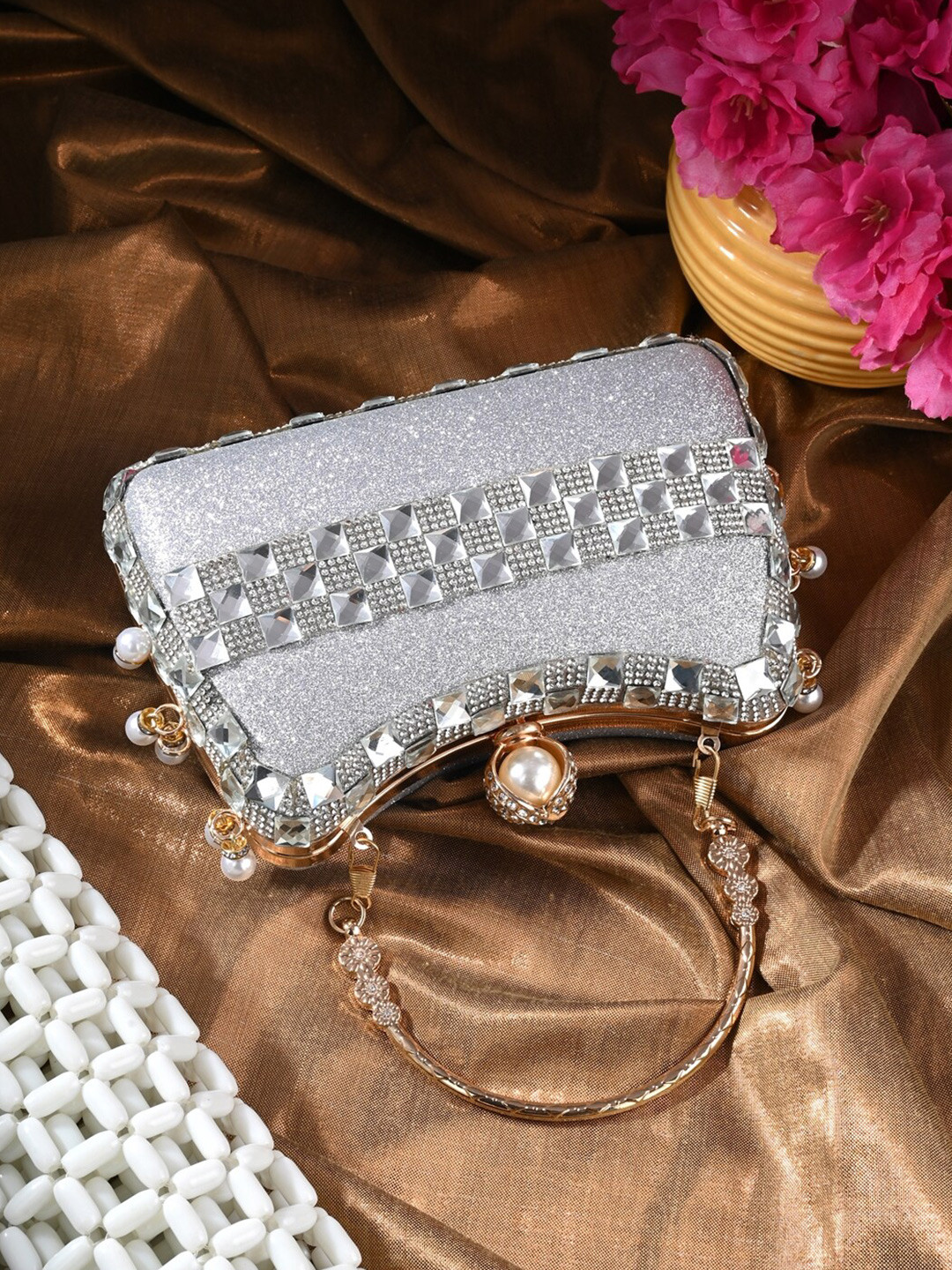 Buy Toobacraft Embellished Box Clutch - Clutches for Women 24369878 ...