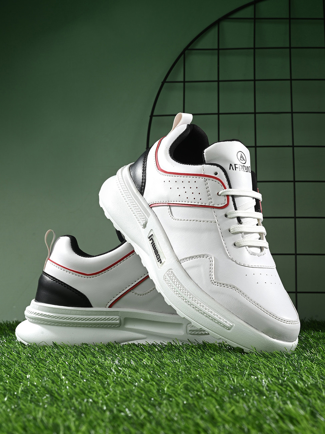 Buy AfroJack Men Perforations Padded Insole Basics Sneakers - Casual ...