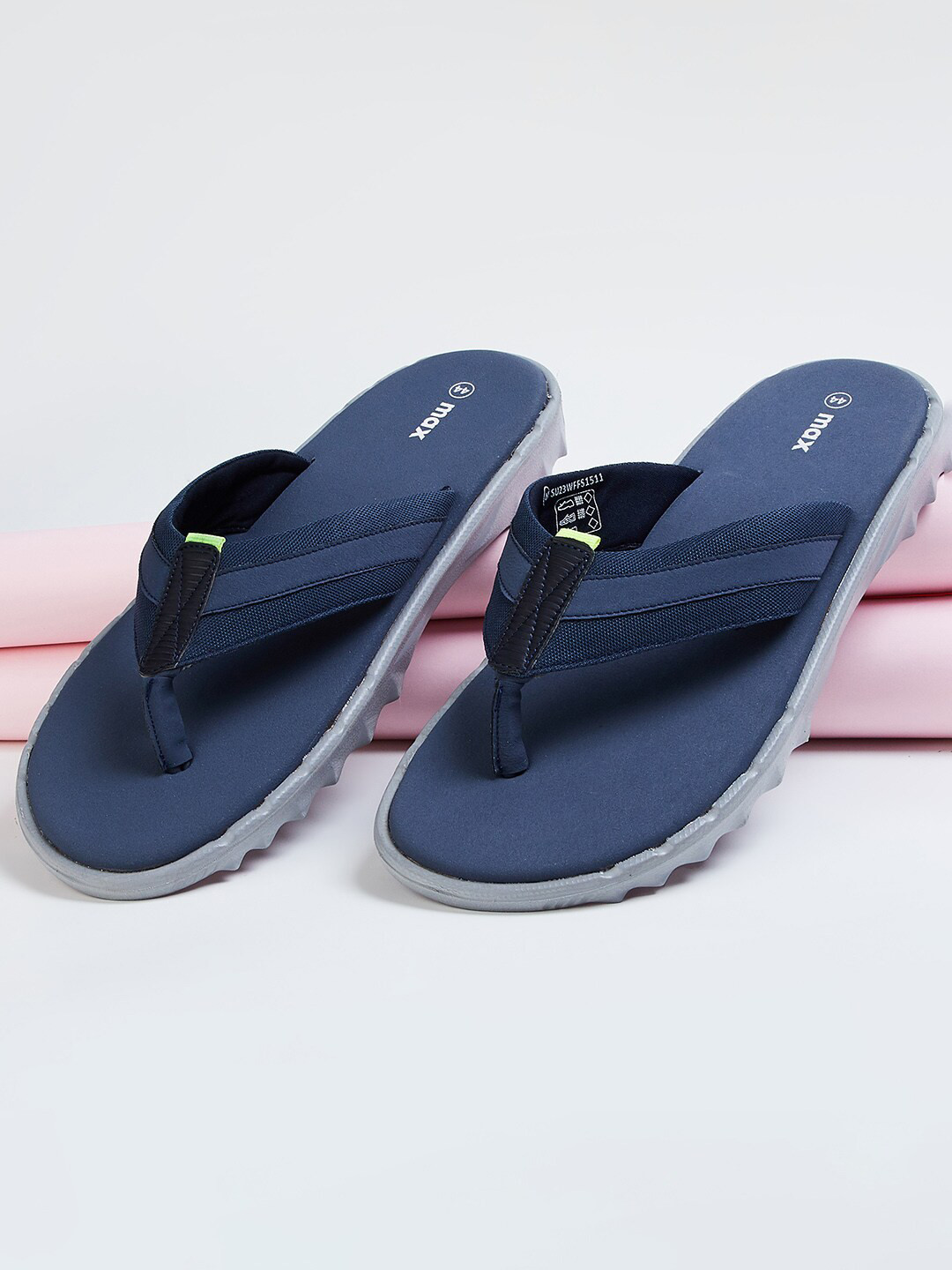 Buy Max Men Striped Thong Flip Flops - Flip Flops for Men 24384374 | Myntra