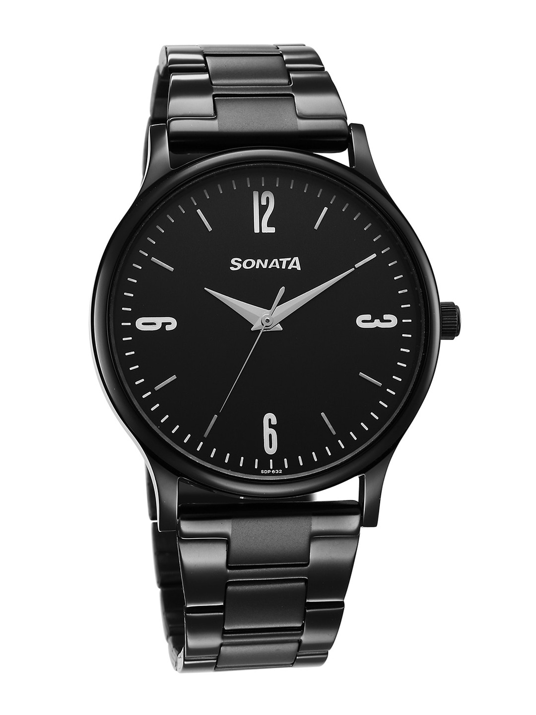 Buy Sonata Men Brass Dial & Stainless Steel Bracelet Style Straps ...