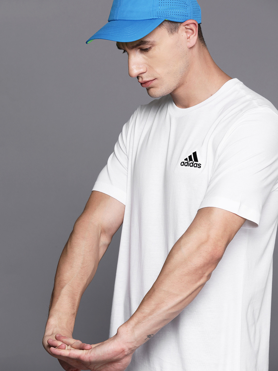 Buy ADIDAS Men SL SJ Pure Cotton T Shirt - Tshirts for Men 24395106 ...