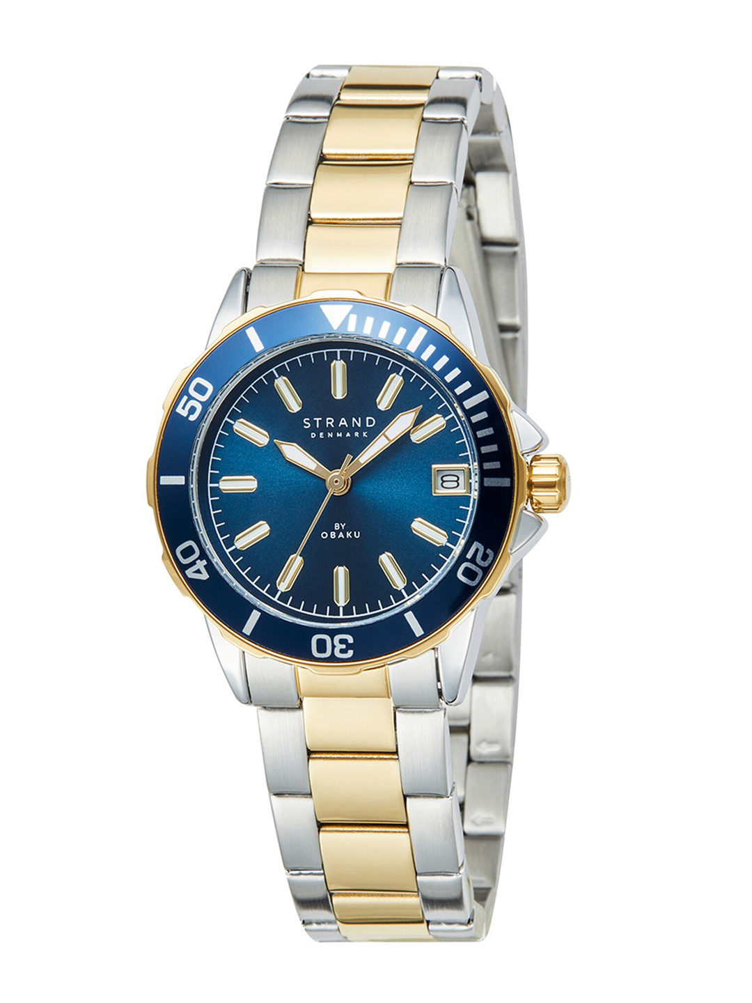 Buy STRAND BY OBAKU Women Brass Dial & Stainless Steel Straps Analogue ...
