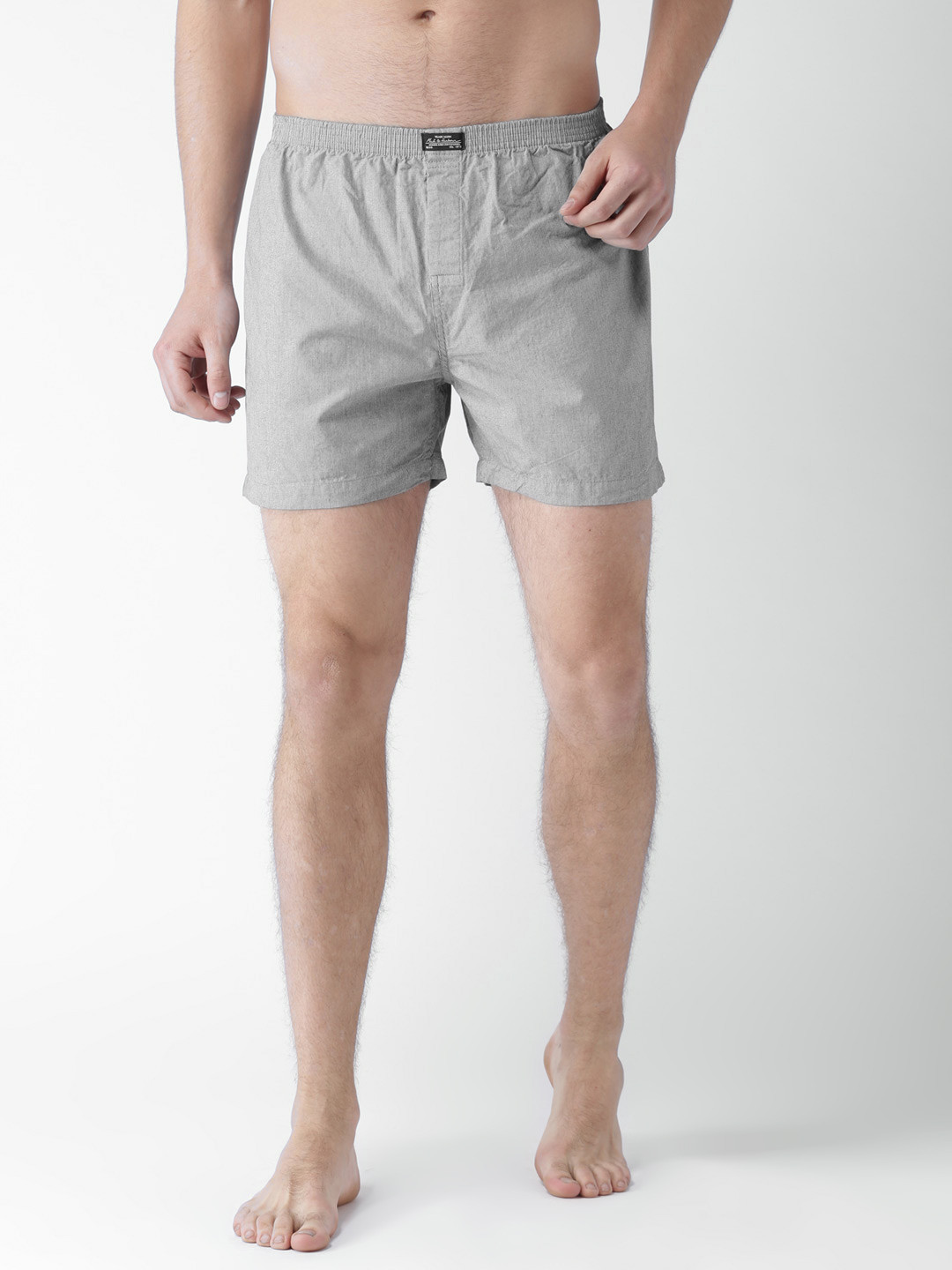 Buy Mast & Harbour White & Black Checked Pure Cotton Boxers SS18 ...