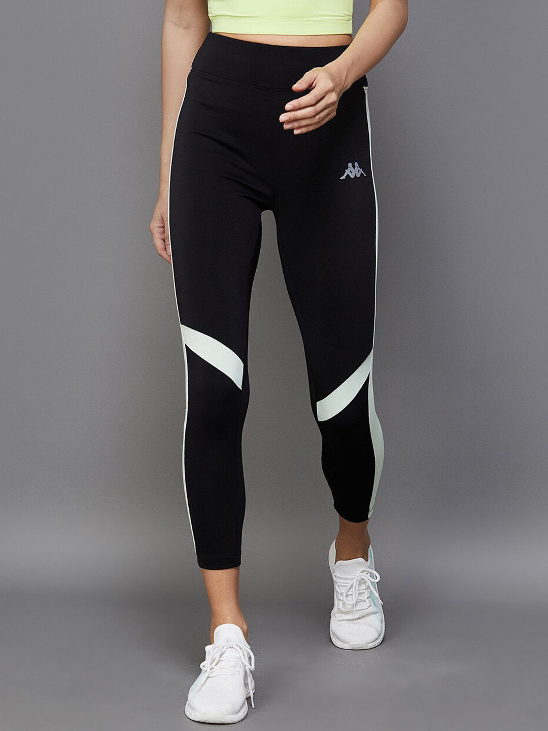 Buy Kappa Ankle Length Mid Rise Tights - Tights for Women 24420208 | Myntra