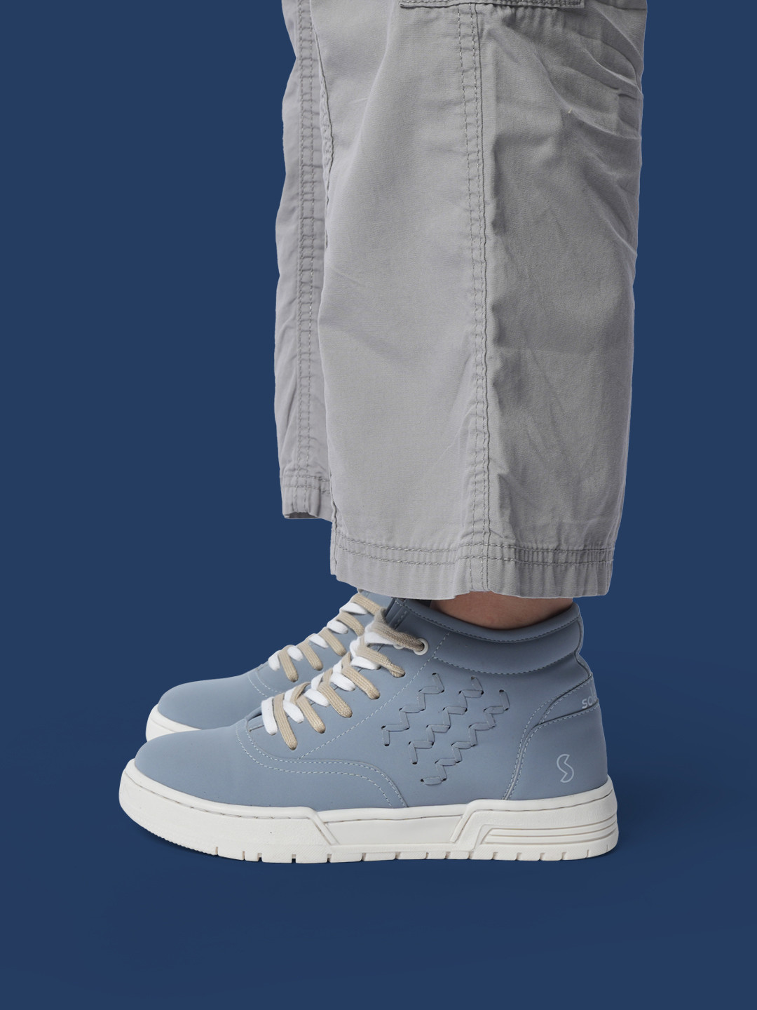 Buy SOLETHREADS REBEL Women TWIST Solid High Top Twist Pattern Sneakers ...