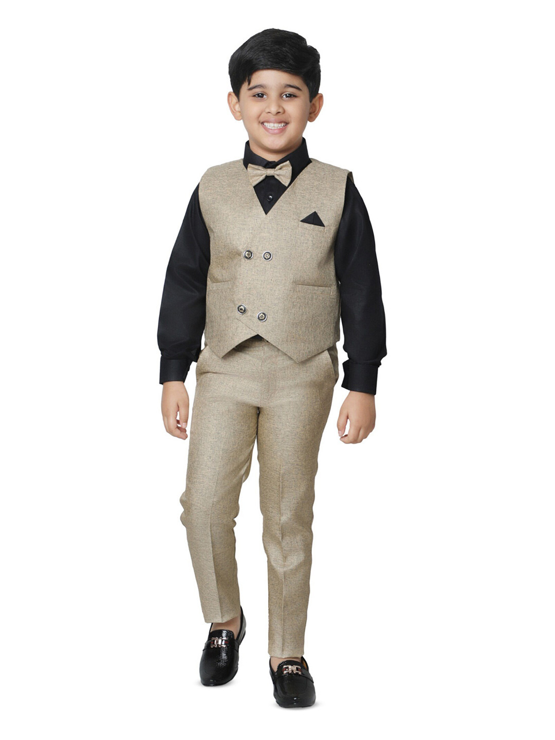 Buy Pro Ethic STYLE DEVELOPER Boys Self Design Double Breasted Baba 3 ...