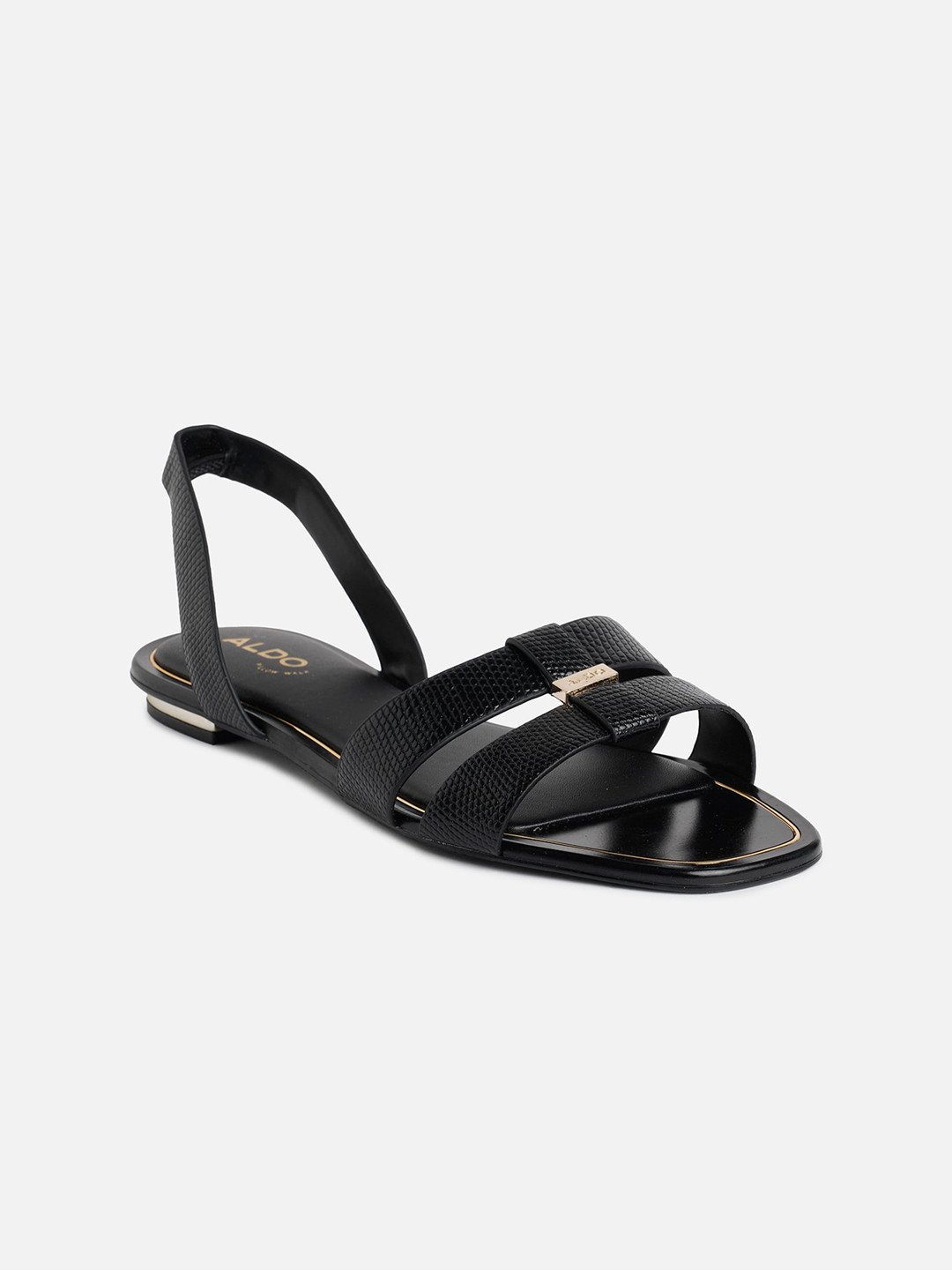 Buy ALDO Textured Open Toe Flats - Flats for Women 24425816 | Myntra
