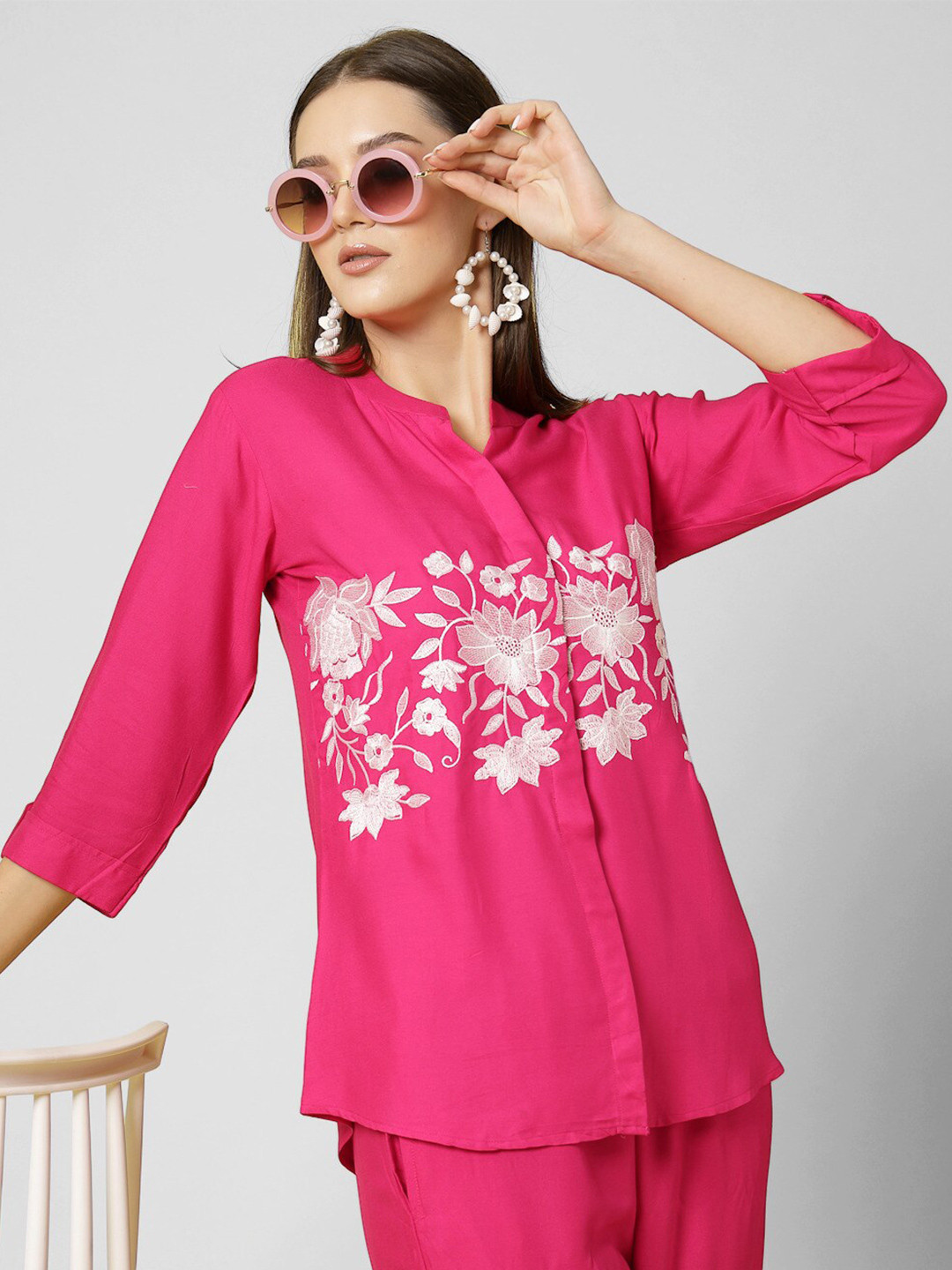 Buy KALINI Red Floral Print Top - Tops for Women 24429618 | Myntra