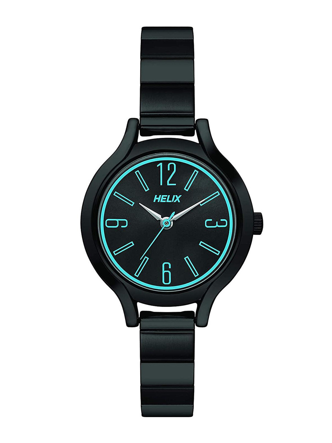 Buy Helix Stainless Steel Bracelet Style Straps Analogue Watch ...