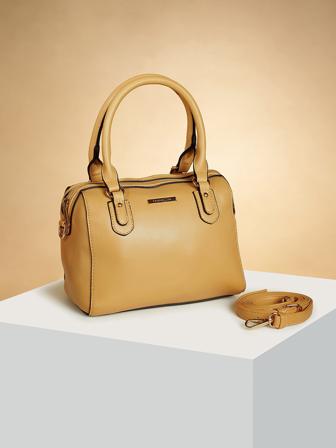 Buy Forever Glam By Pantaloons PU Structured Handheld Bag - Handbags ...
