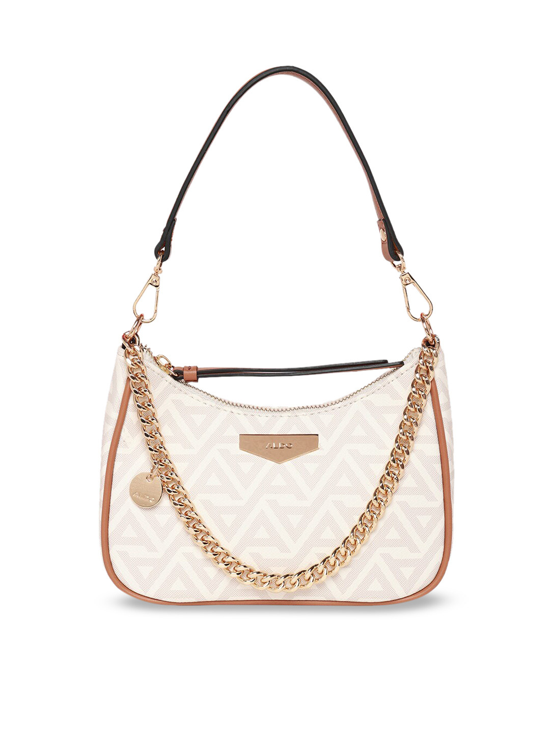 Buy ALDO Brand Logo Printed Structured Handheld Bag - Handbags for ...