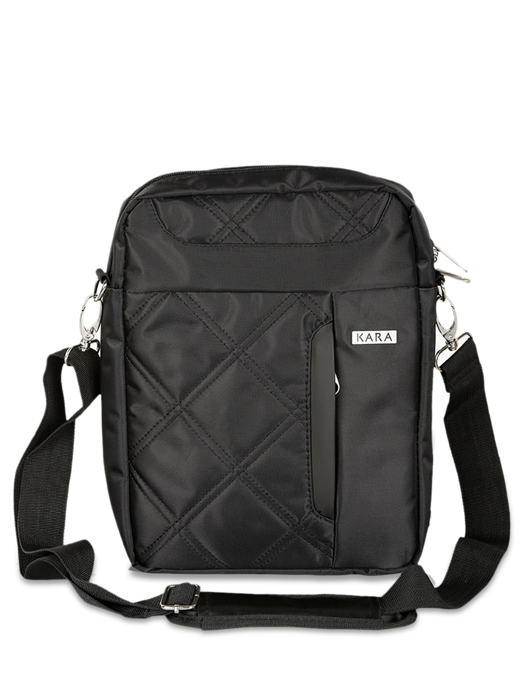 Buy Kara Unisex Black Messenger Bag - Messenger Bag for Unisex 2444498 ...