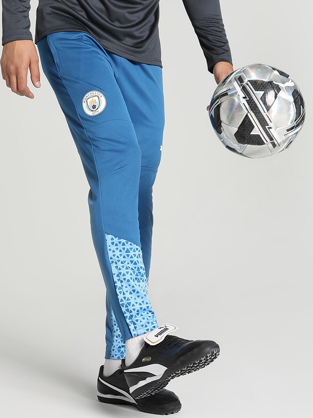 Buy Puma Men Slim Fit Manchester City Football Training Track Pants ...