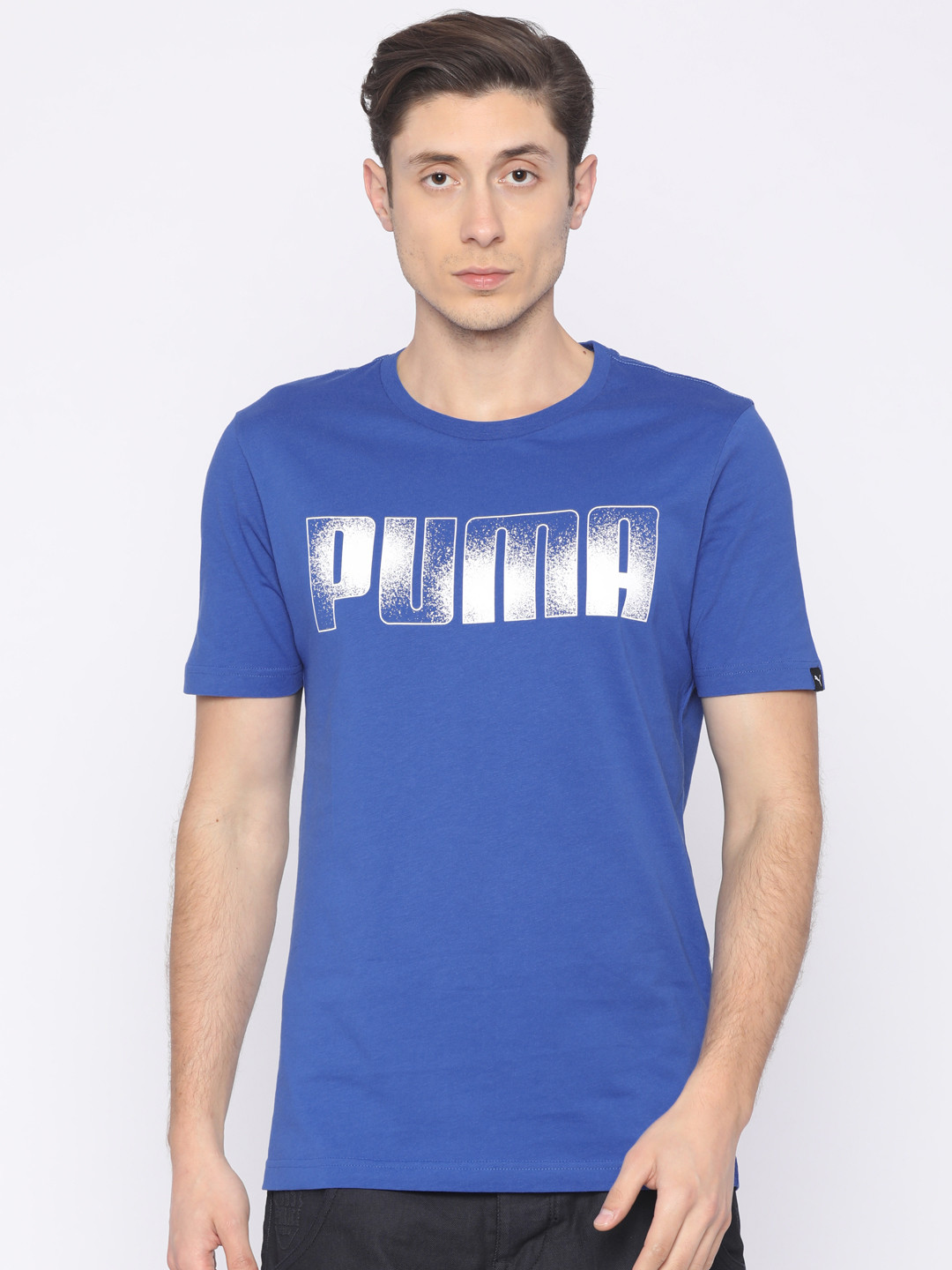 Buy Puma Men Blue Printed T Shirt - Tshirts for Men 2445735 | Myntra