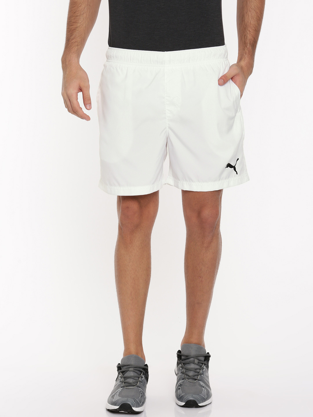Buy Puma Men White ESS Woven Shorts - Shorts for Men 2445956 | Myntra