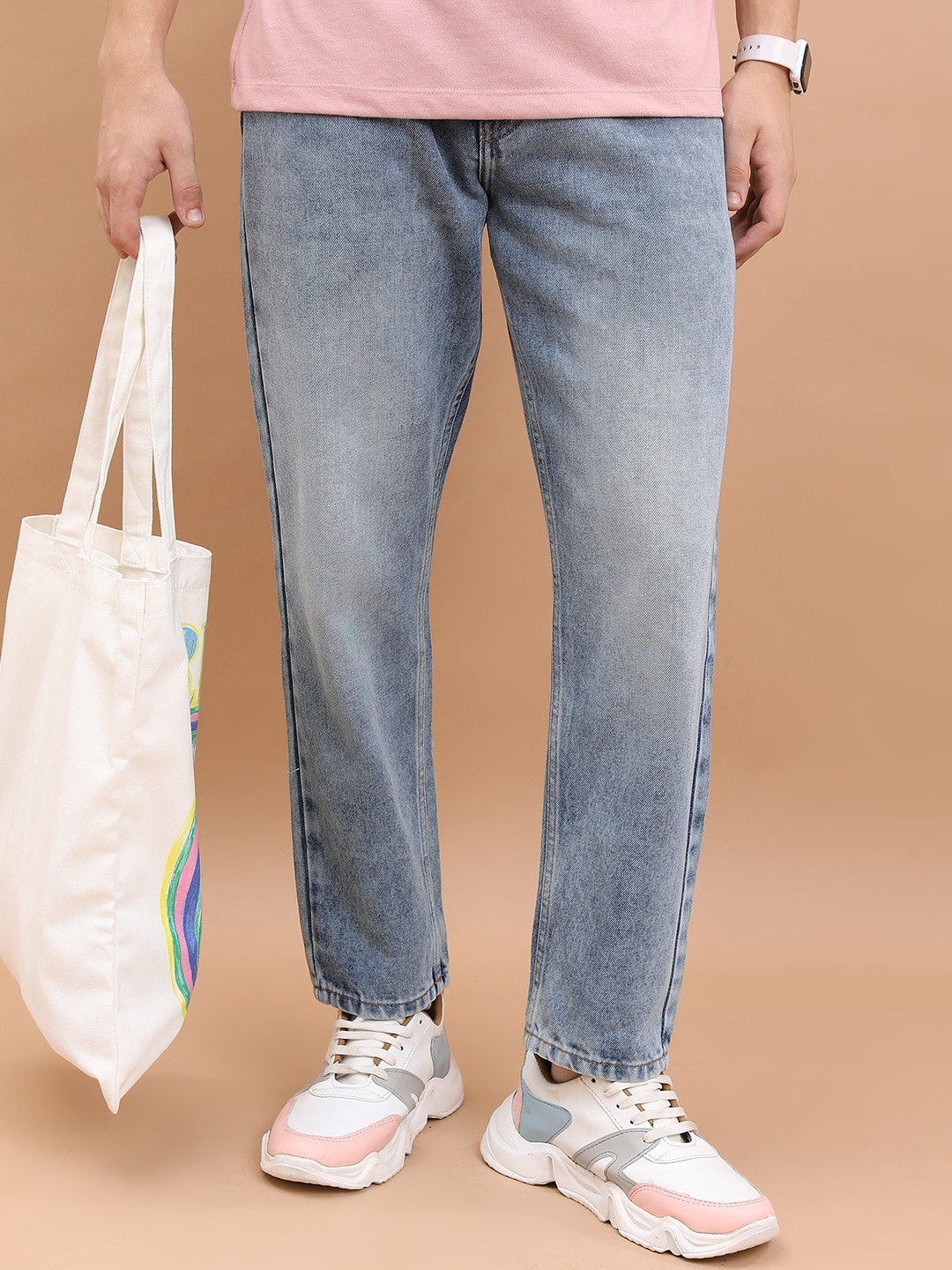 Buy HIGHLANDER Men Straight Fit Heavy Fade Jeans - Jeans for Men ...