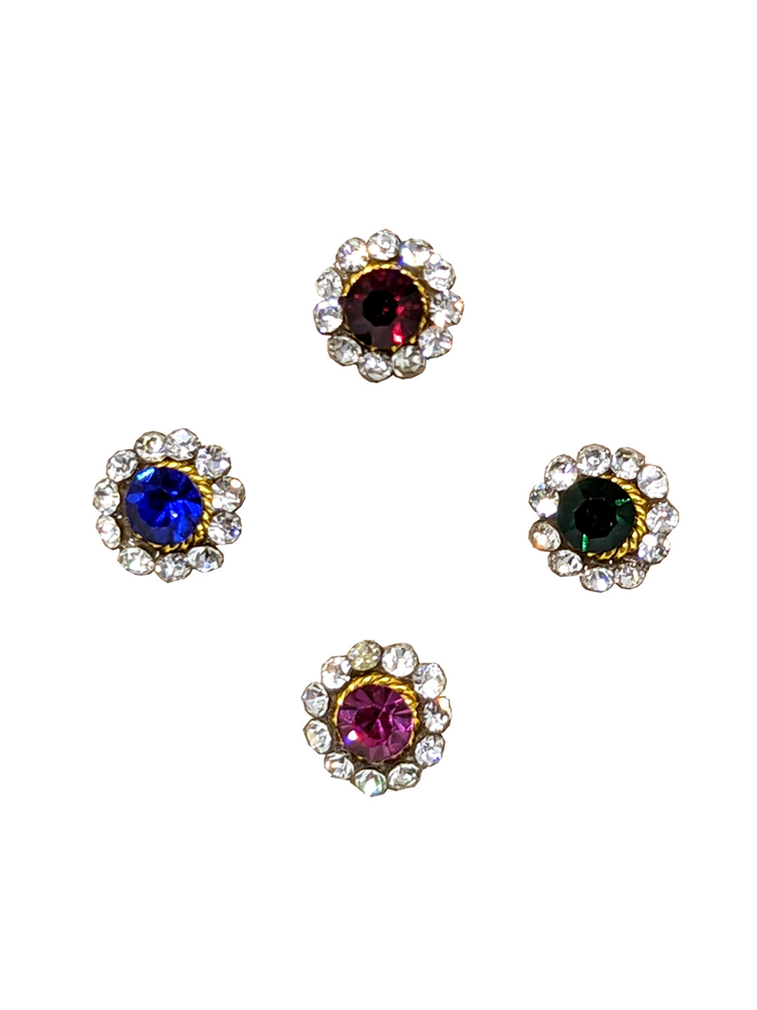 Buy Comet Busters Set Of 4 Embellished Stick Ons Nose Stickers ...