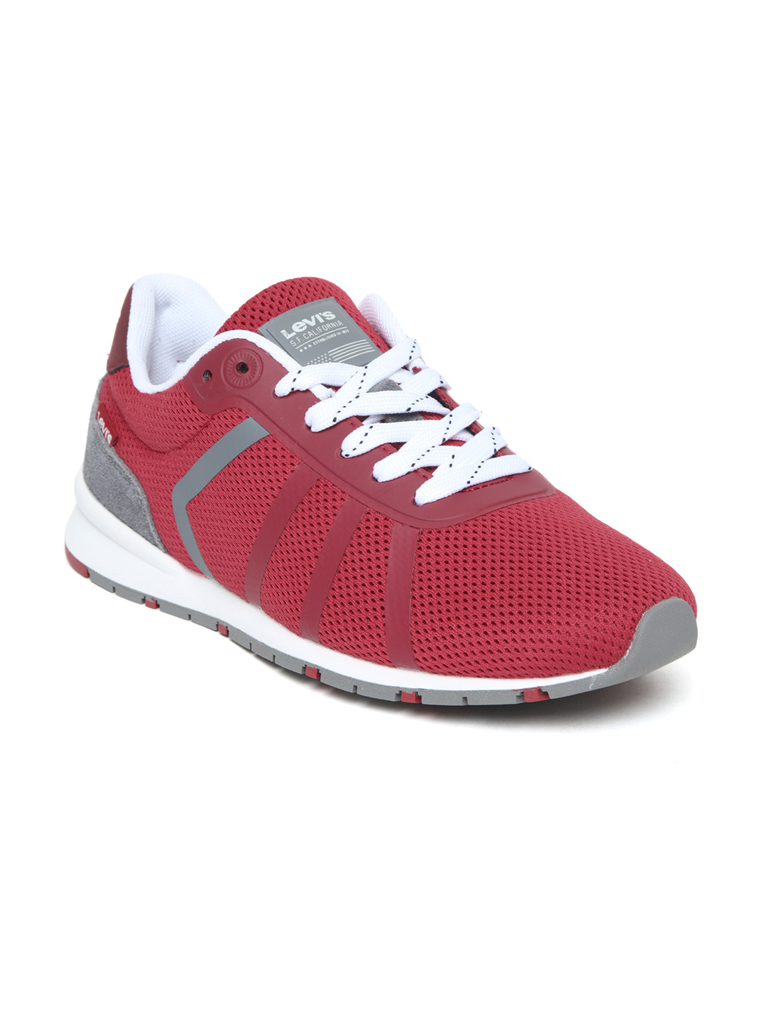 Buy Levis Men Red Sneakers - Casual Shoes for Men 2447480 | Myntra