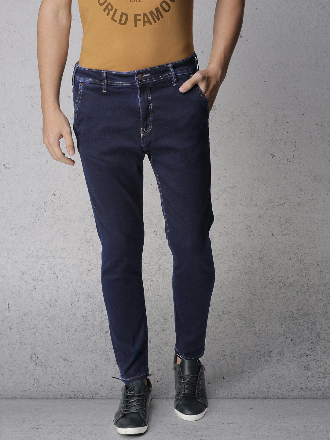 Buy Ecko Unltd Men Blue Slim Fit Mid Rise Clean Look Stretchable Jeans ...