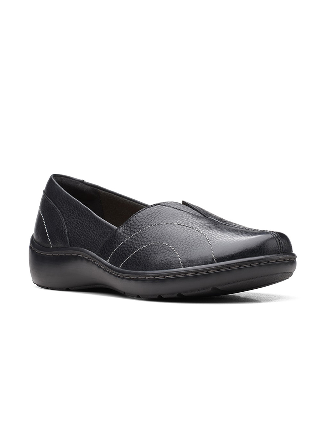 Buy Clarks Women Leather Slip On Loafers - Casual Shoes for Women ...