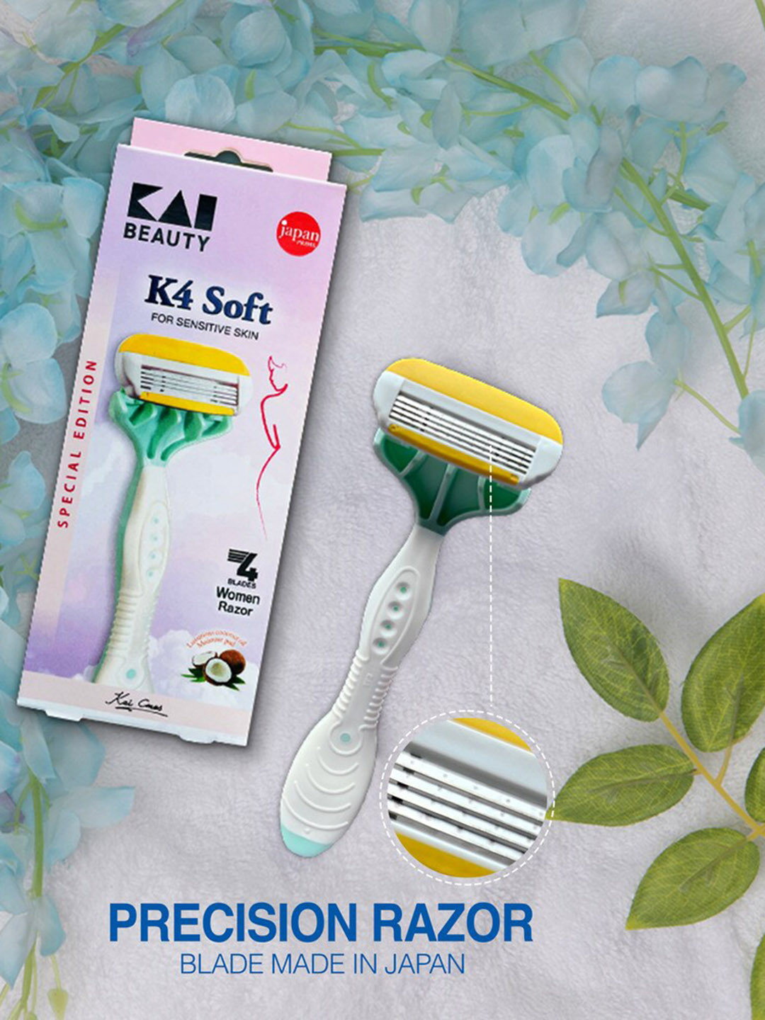 Buy KAI Set Of 2 Women 4 Blades Body Razor - Shaving And Hair Removal ...