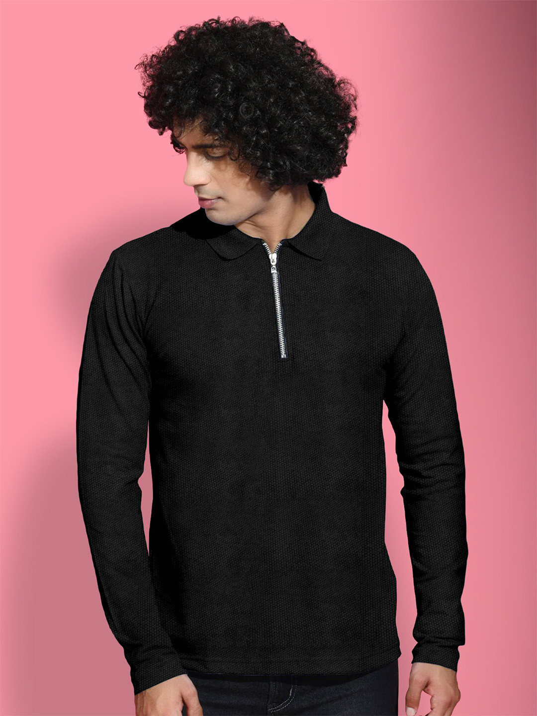 Buy FTX Self Design Polo Collar T Shirt - Tshirts for Men 24491778 | Myntra