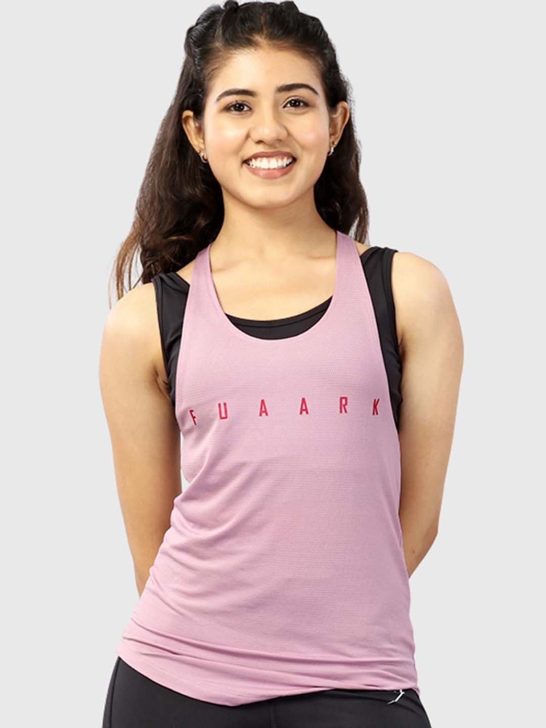 Buy FUAARK Slim Fit Sports Tank Top - Tops for Women 24491924 | Myntra