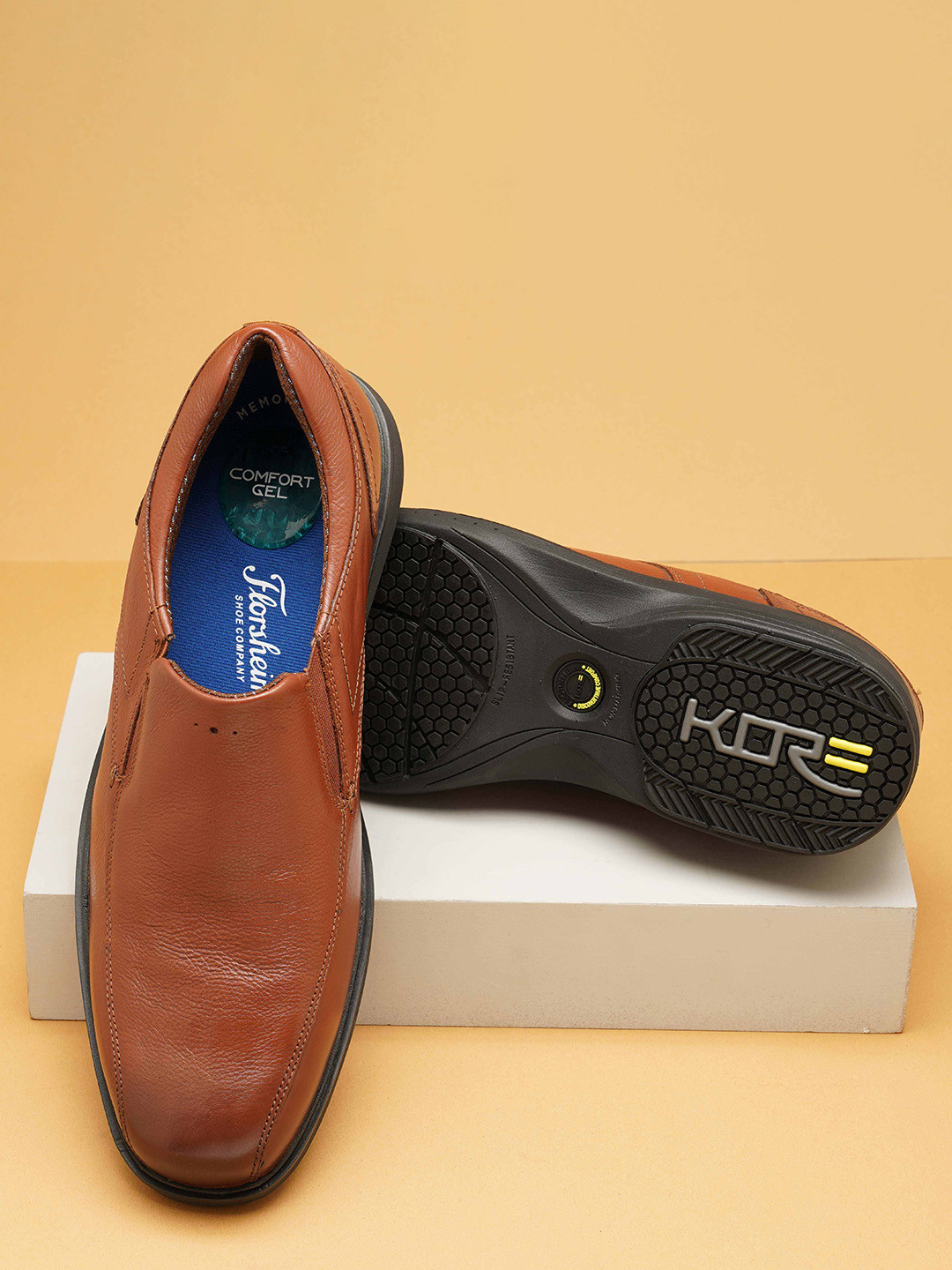 Buy Florsheim Men Leather Formal Slip On Shoes - Formal Shoes for Men ...