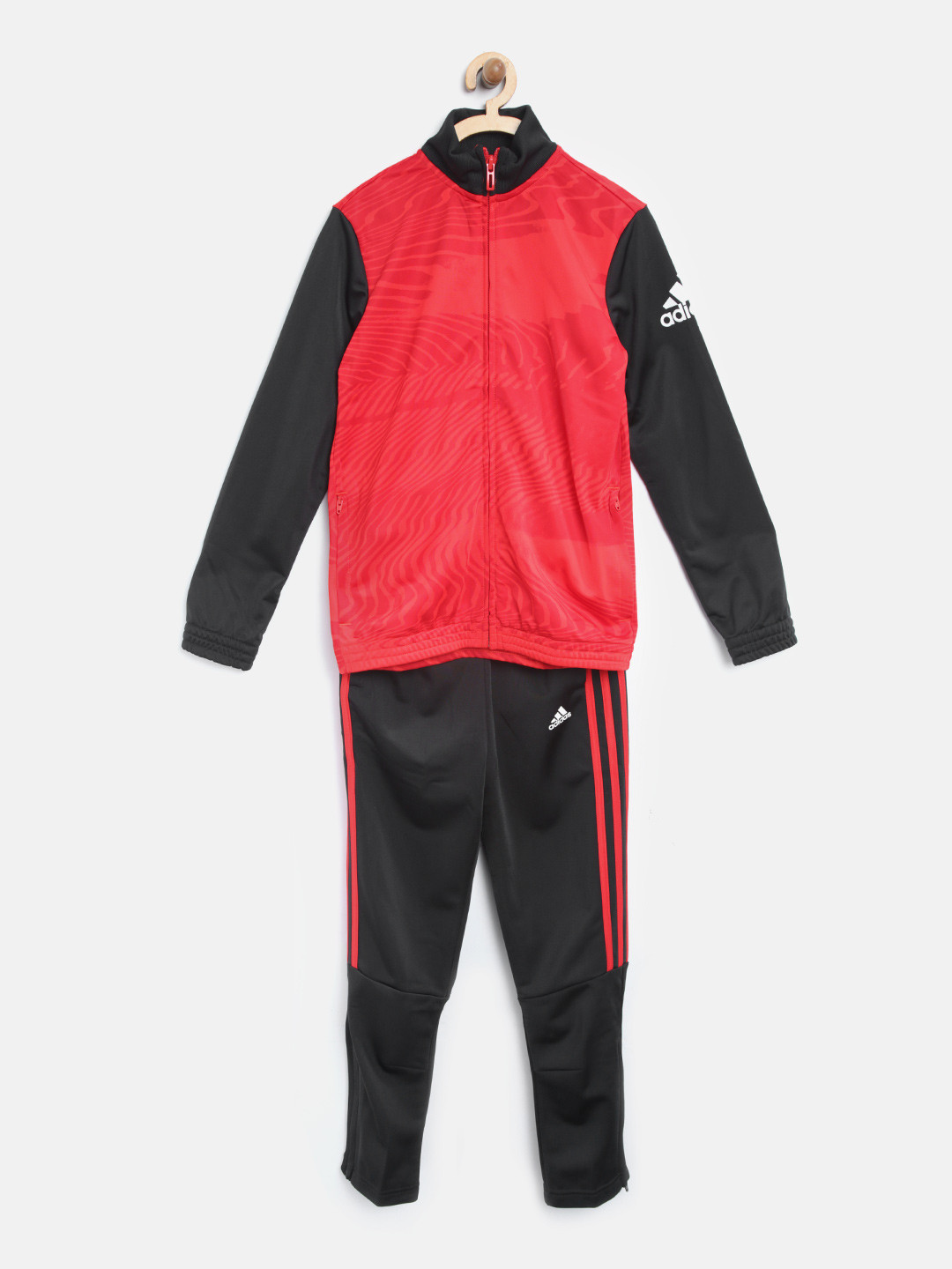 Buy ADIDAS Boys Red & Black YB X TIRO Printed Tracksuit - Tracksuits ...