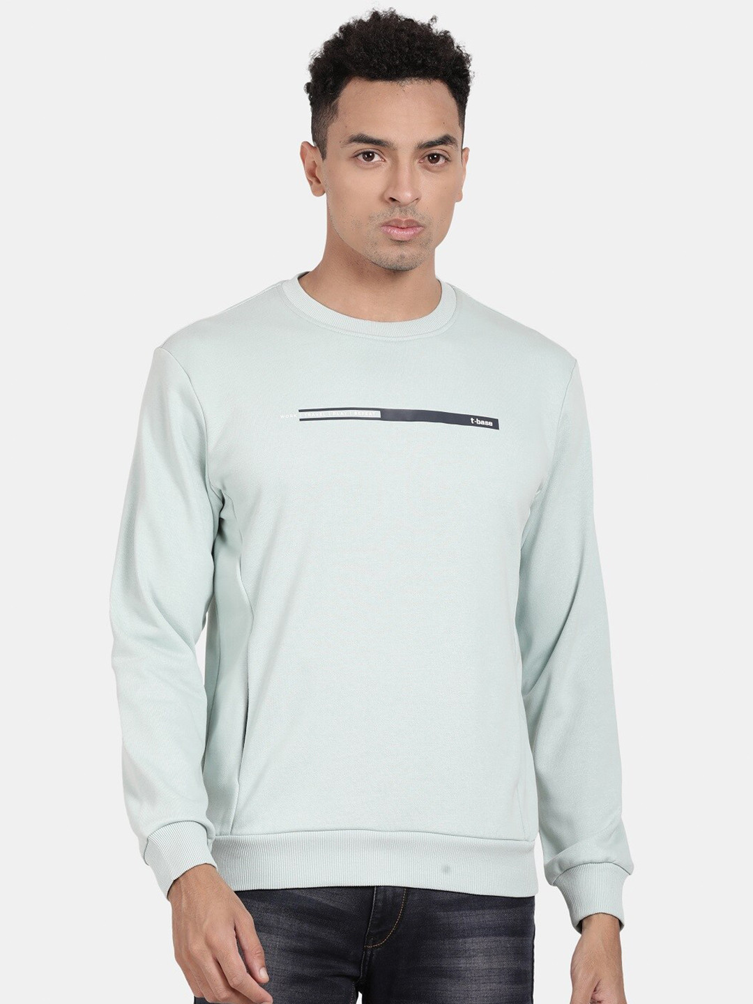 Buy T Base Round Neck Pullover - Sweatshirts for Men 24513960 | Myntra
