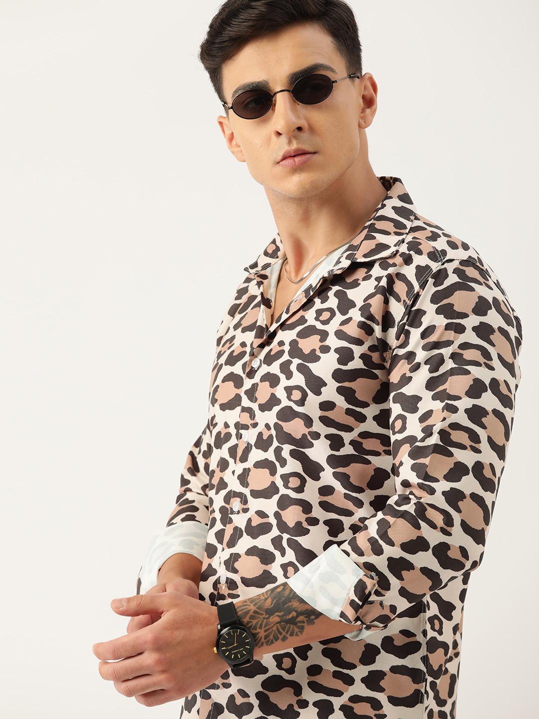 Buy Kook N Keech Men Relaxed Animal Printed Casual Shirt - Shirts for ...