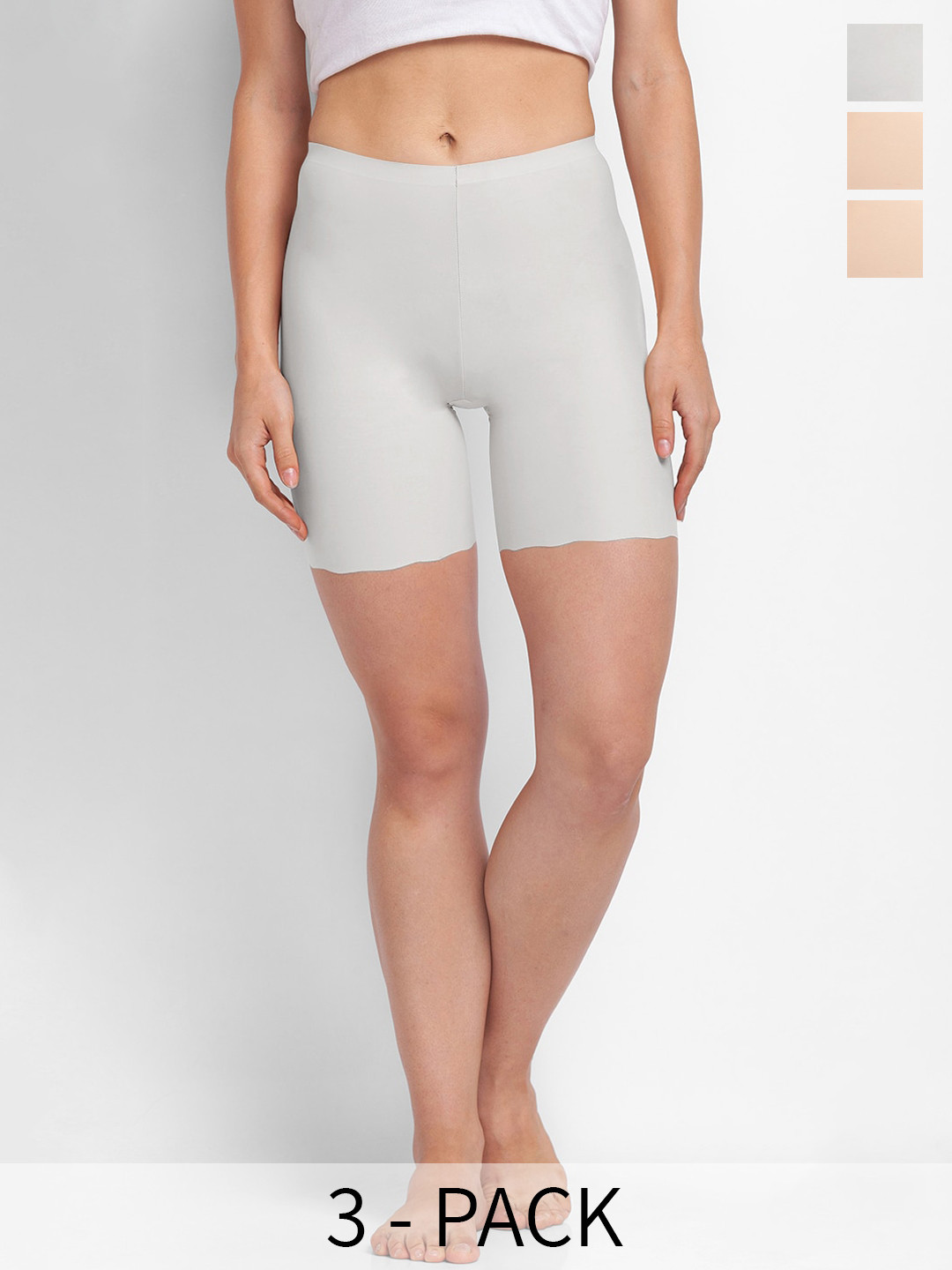 Buy FashionRack Pack Of 3 Seamless Boy Shorts Briefs - Briefs for Women ...