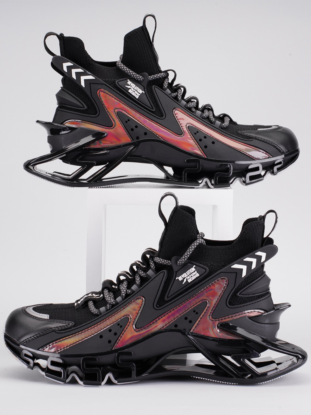 Buy Atom Men Colourblocked Mesh Sneakers - Casual Shoes for Men ...