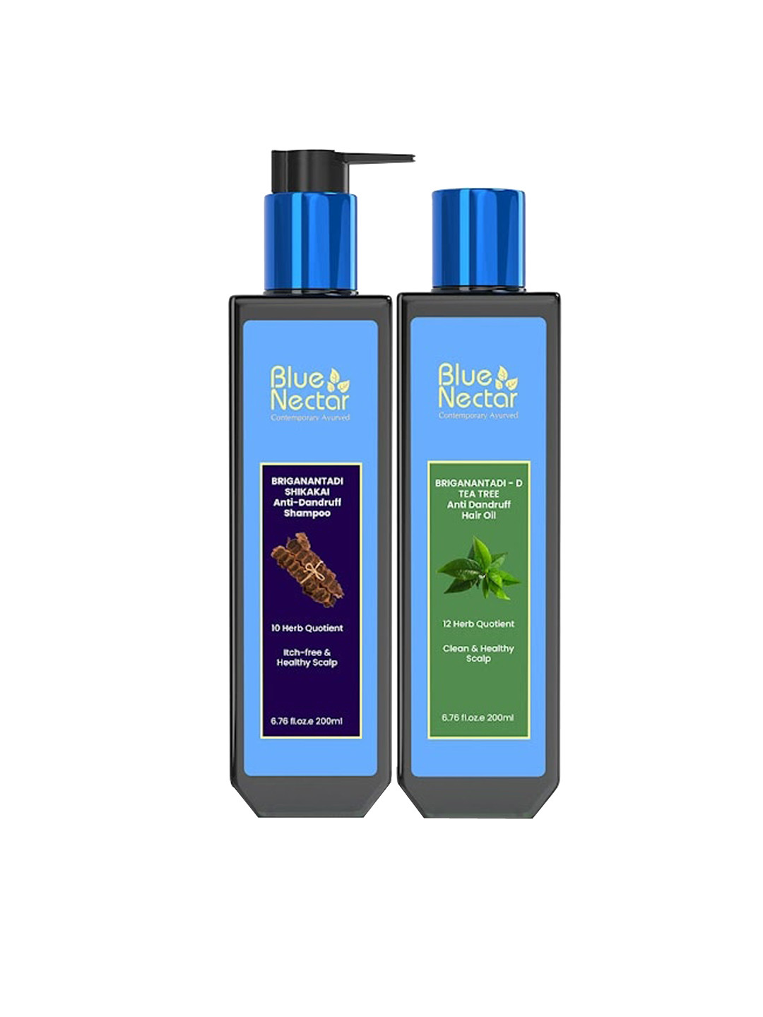 Buy Blue Nectar Anti Dandruff Hair Oil With Neem & Anti Dandruff Hair ...