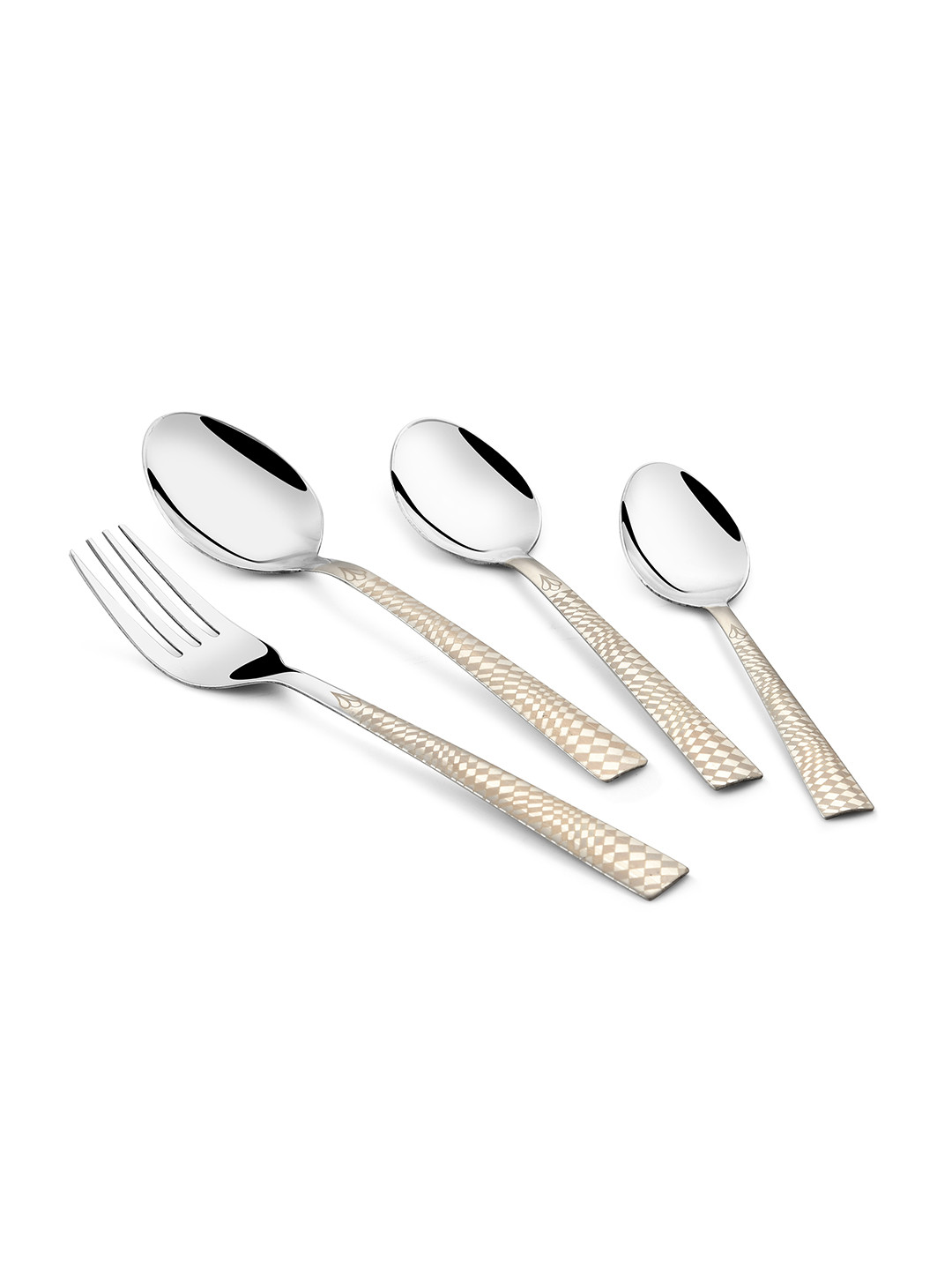 Buy FNS 24 Piece Stainless Steel Fork & Spoon Set - Cutlery Set for ...