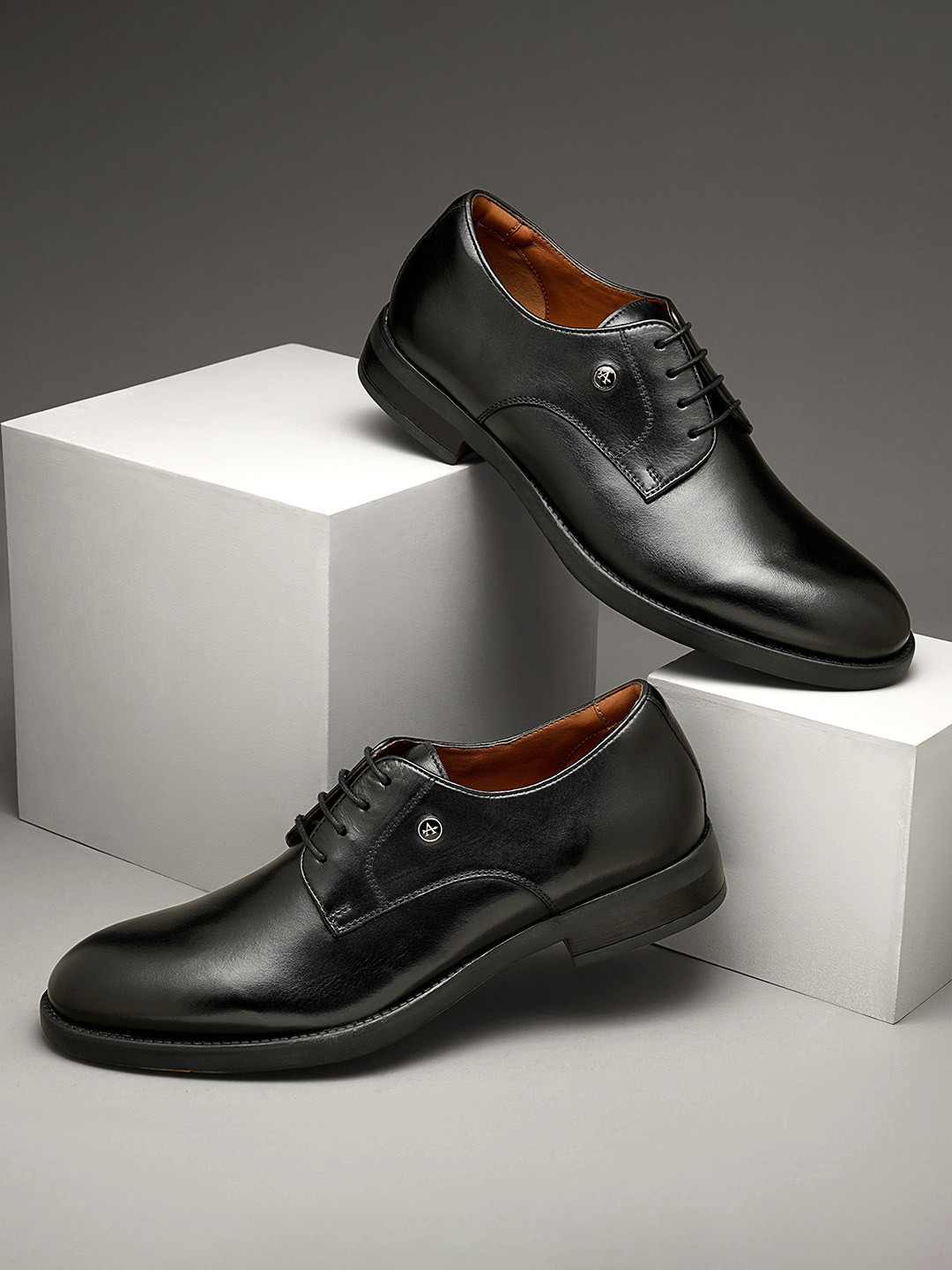 Buy Arrow Men Scoot Formal Leather Derbys - Formal Shoes for Men ...