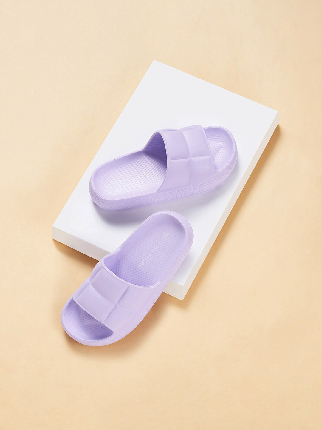 Buy Forever Glam By Pantaloons Women Slip On Rubber Sliders - Flip ...