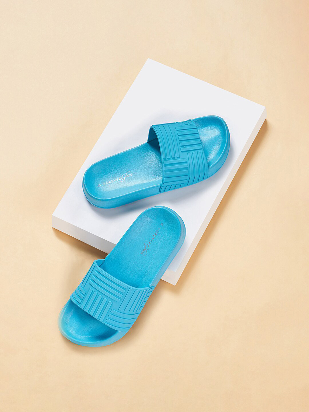 Buy Forever Glam By Pantaloons Women Slip On Rubber Sliders - Flip ...