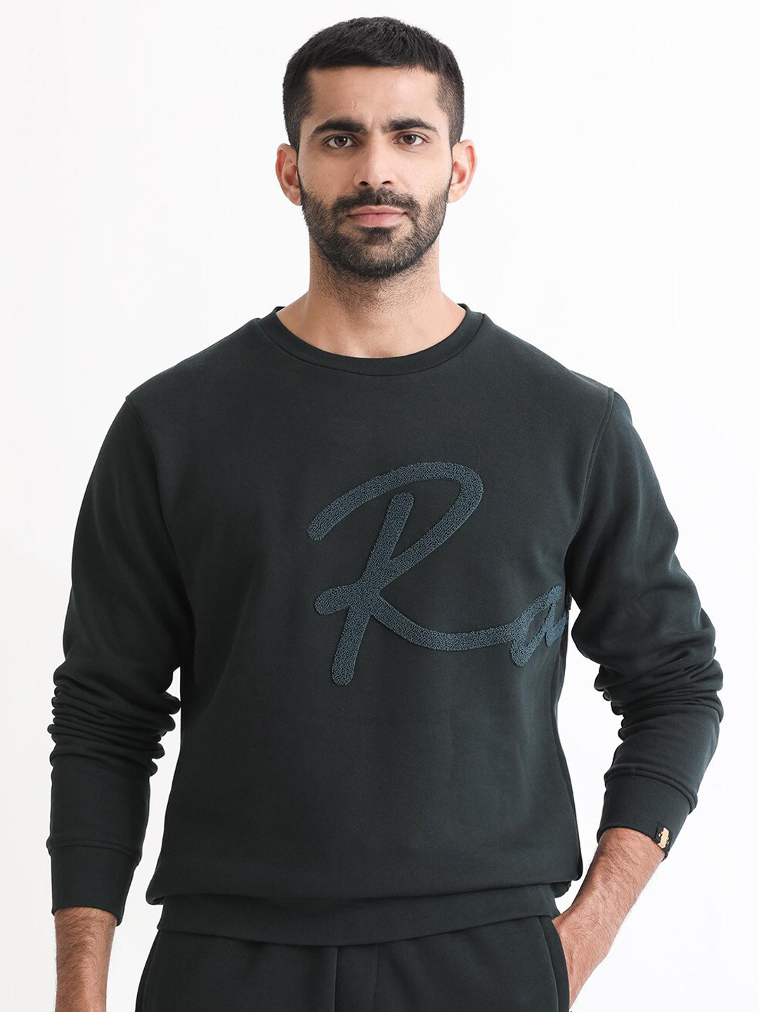 Buy RARE RABBIT Men East Round Neck Sweatshirt - Sweatshirts for Men ...