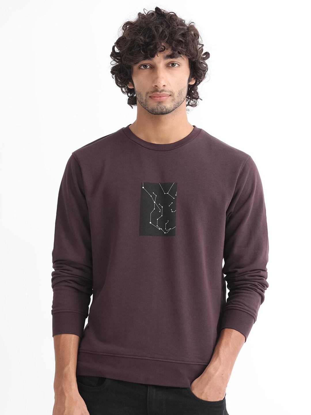 Buy RARE RABBIT Men Bexx Round Neck Sweatshirt - Sweatshirts for Men ...