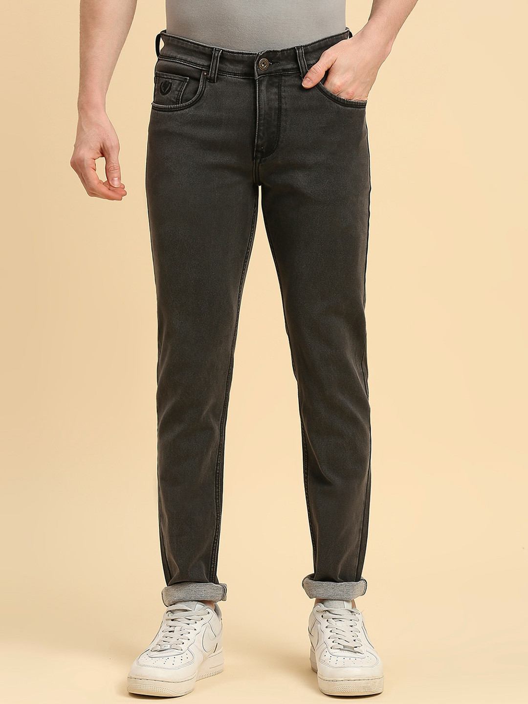 Buy HJ HASASI Men Slim Fit Pure Cotton Stretchable Jeans - Jeans for ...