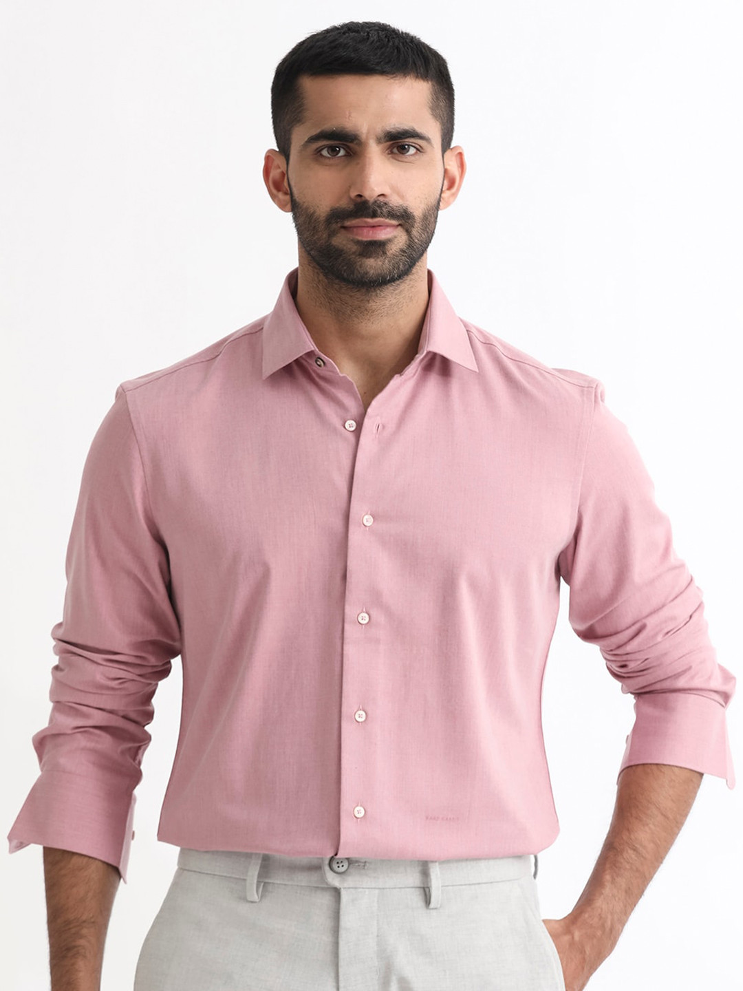 Buy RARE RABBIT Men Gunjan Slim Fit Cotton Shirt - Shirts for Men ...